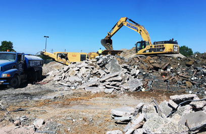 Bencardino Excavating - On Site Crushing